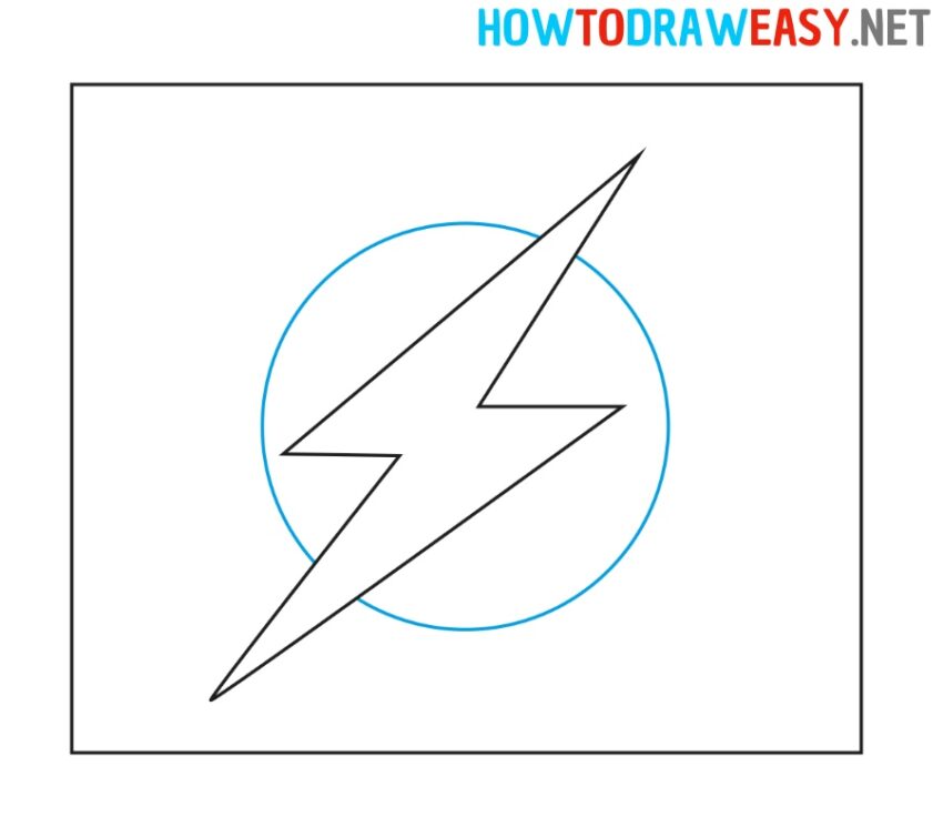 How to Draw the Flash Logo - How to Draw Easy