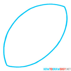 How to Draw a Football - How to Draw Easy