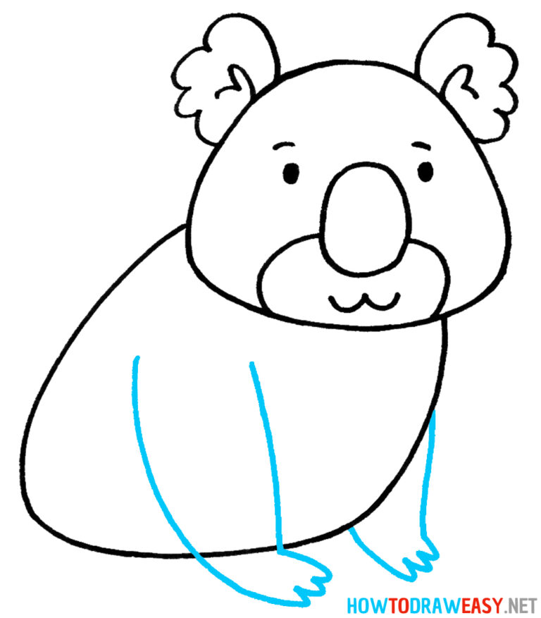 How to Draw a Koala - How to Draw Easy