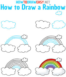 How to Draw a Rainbow - How to Draw Easy