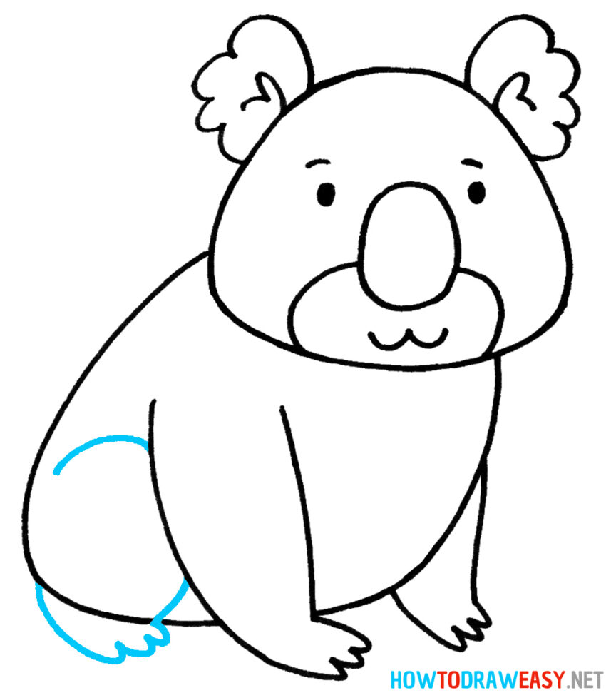 How to Draw a Koala - How to Draw Easy