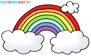 How to Draw a Rainbow - How to Draw Easy