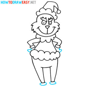How to Draw the Grinch - How to Draw Easy