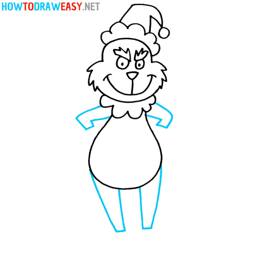 How to Draw the Grinch - How to Draw Easy