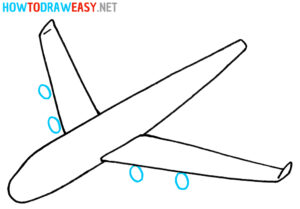 How to Draw a Plane - How to Draw Easy