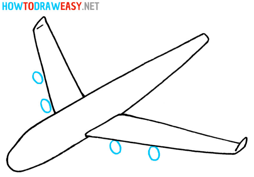 How to Draw a Plane - How to Draw Easy
