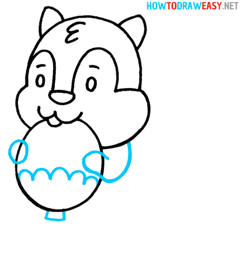 How to Draw a Squirrel Step by Step - How to Draw Easy