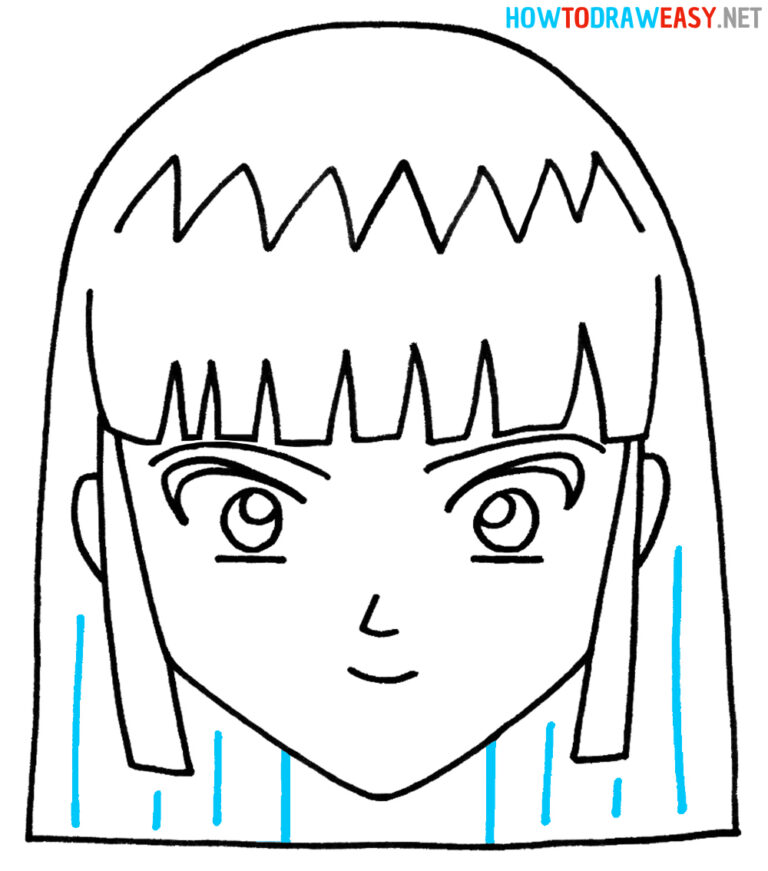 How to Draw an Anime Face - How to Draw Easy