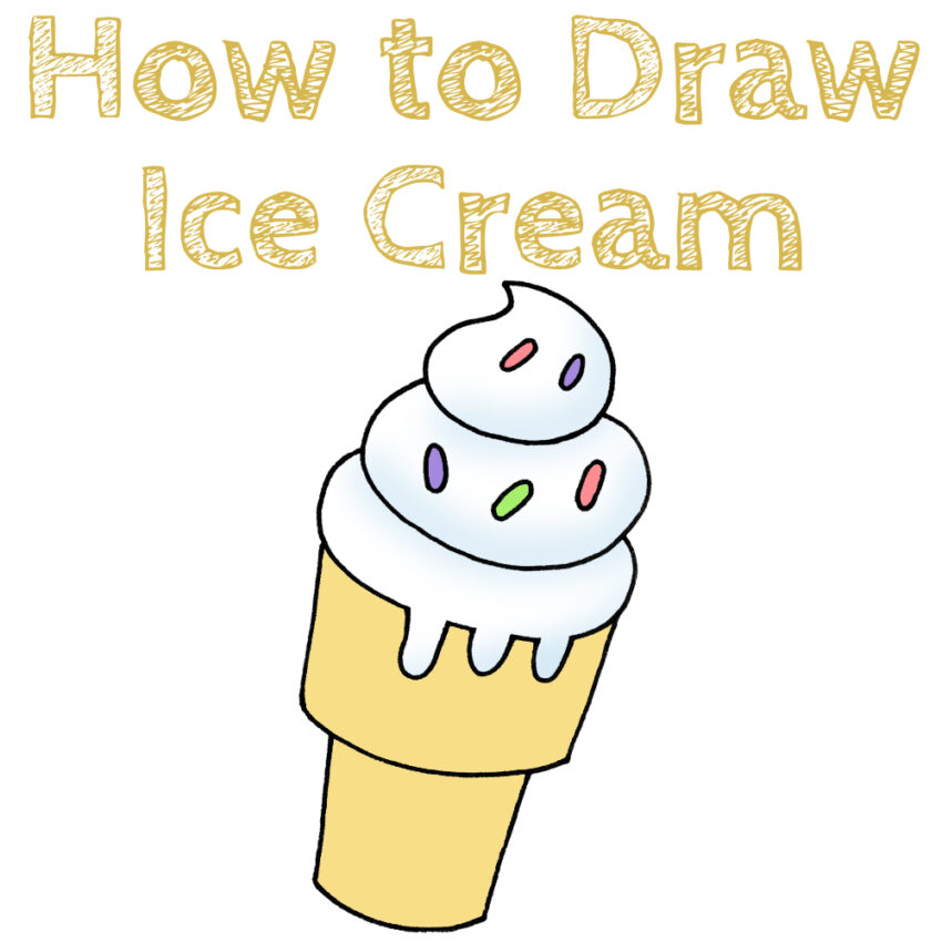 How to Draw Ice Cream - How to Draw Easy