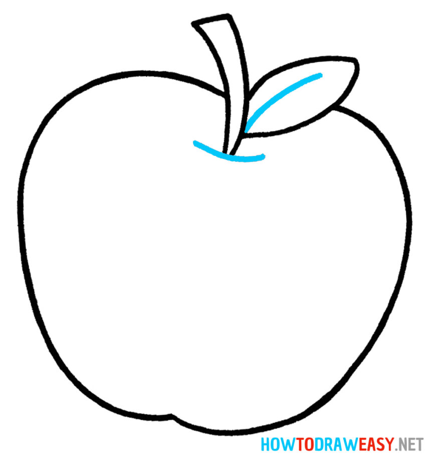 How to Draw an Apple - How to Draw Easy