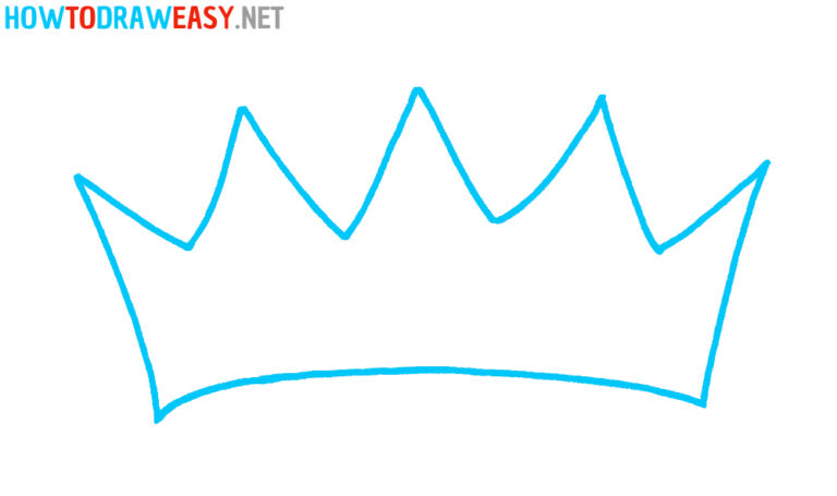 How to Draw a Crown - How to Draw Easy