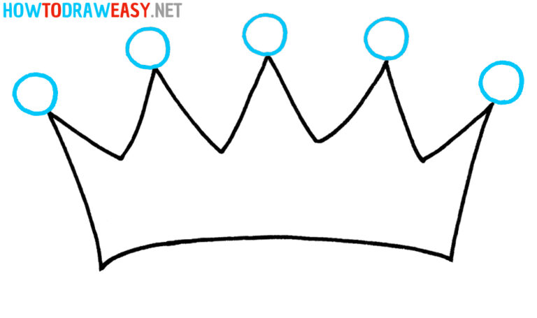 How to Draw a Crown - How to Draw Easy