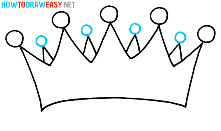 How to Draw a Crown - How to Draw Easy