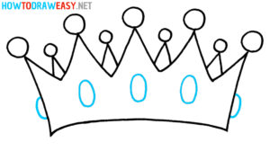How to Draw a Crown - How to Draw Easy