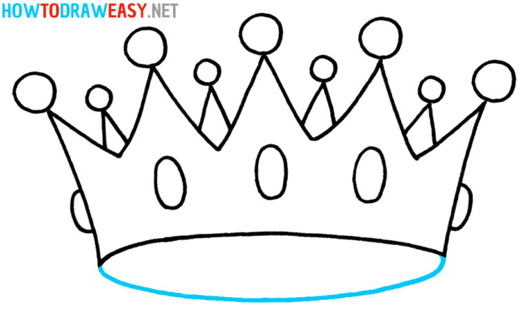 How to Draw a Crown - How to Draw Easy