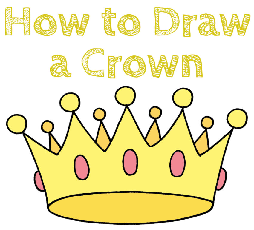 How to Draw a Crown - How to Draw Easy