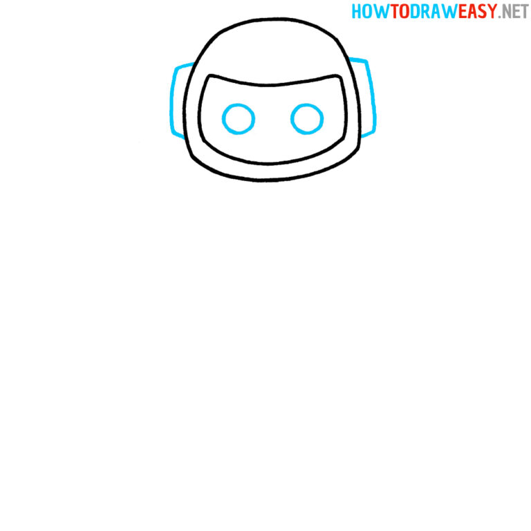 How to Draw a Robot - How to Draw Easy