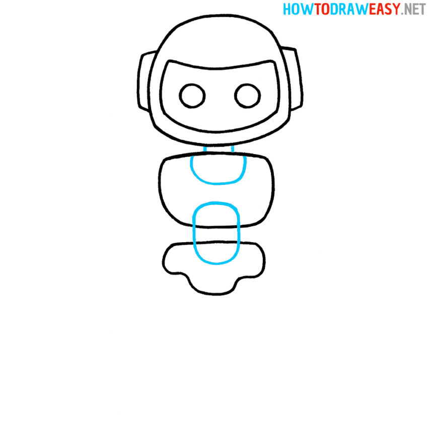 How to Draw a Robot - How to Draw Easy