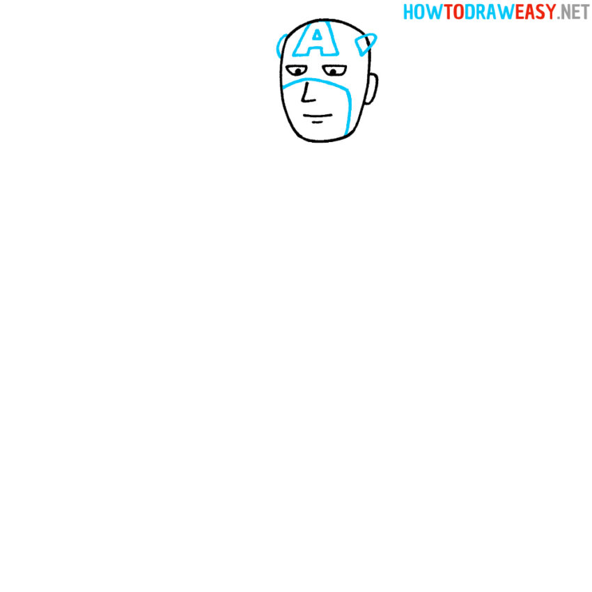 How to Draw Captain America - How to Draw Easy
