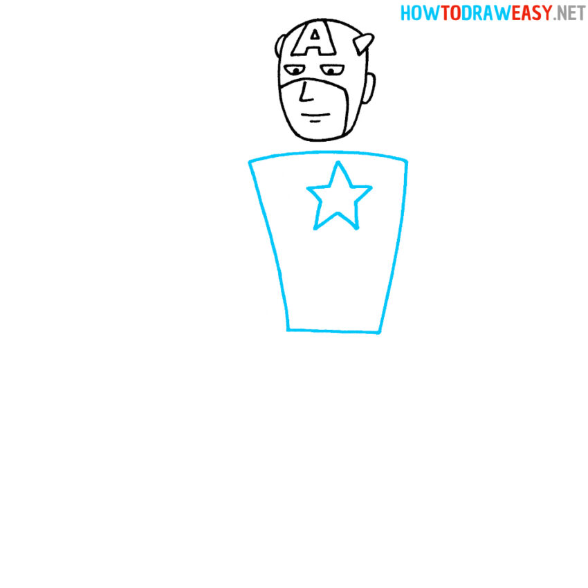 How to Draw Captain America - How to Draw Easy