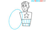 How to Draw Captain America - How to Draw Easy