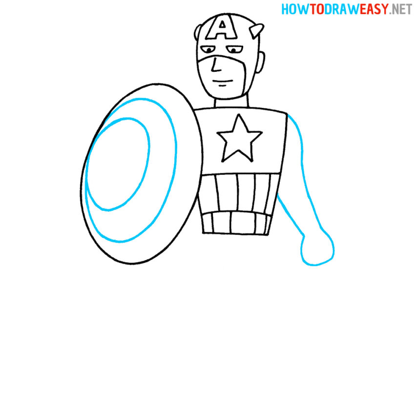 How to Draw Captain America - How to Draw Easy