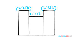 How to Draw a Castle - How to Draw Easy