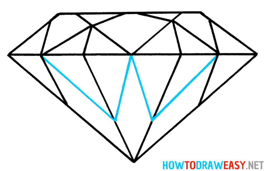 How to Draw a Diamond - How to Draw Easy