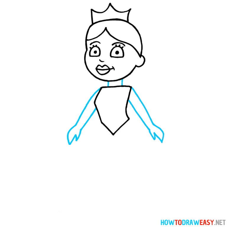How to Draw a Princess - How to Draw Easy