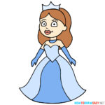 How to Draw a Princess - How to Draw Easy