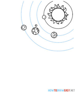 How to Draw the Solar System - How to Draw Easy