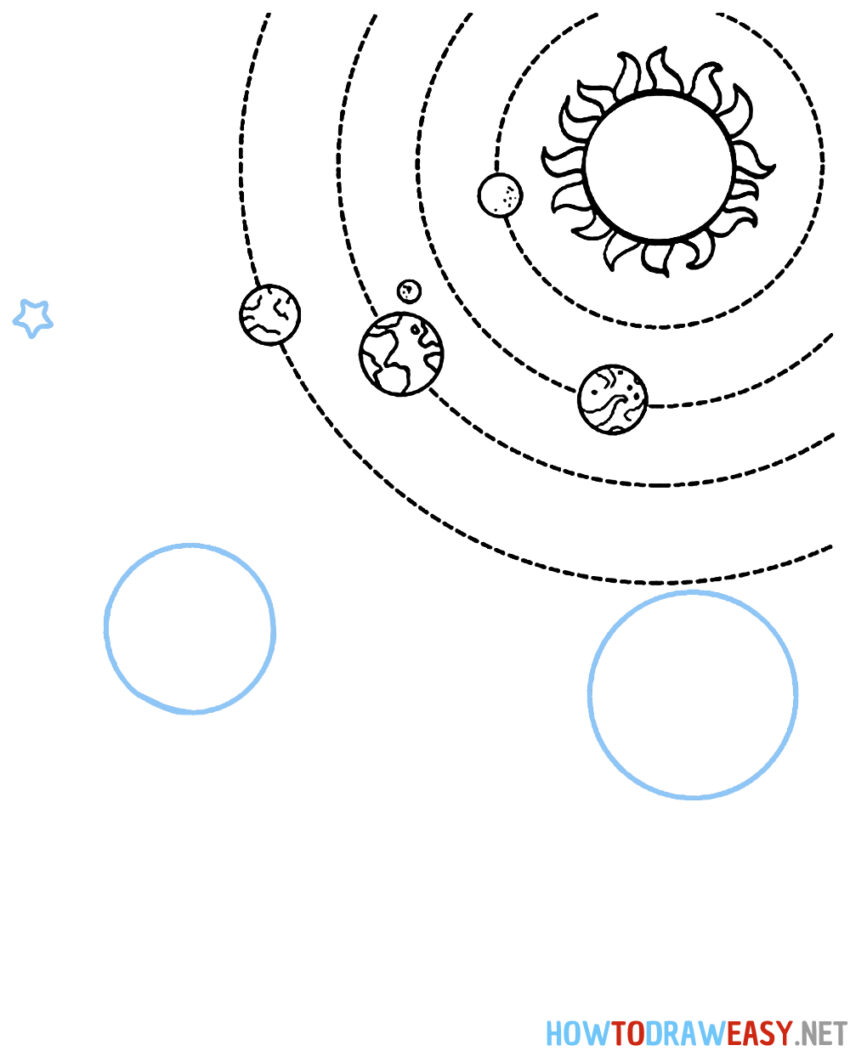How to Draw the Solar System - How to Draw Easy