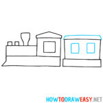 How to Draw a Train - How to Draw Easy