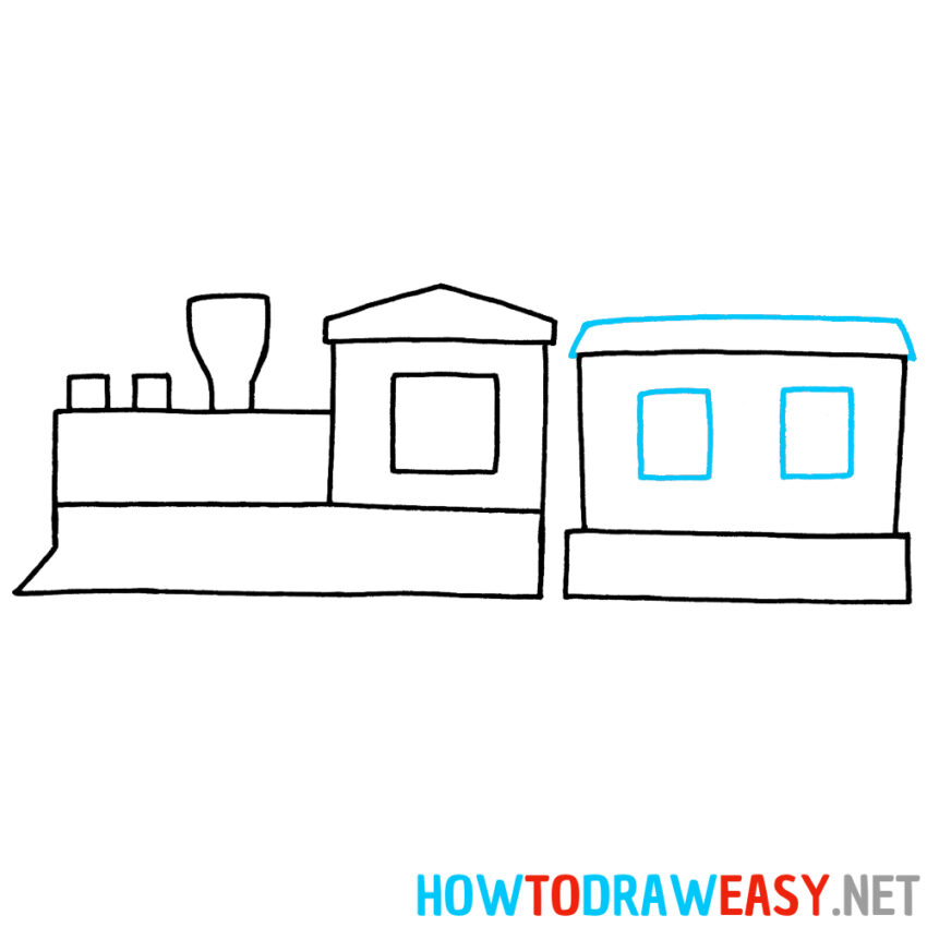 How to Draw a Train - How to Draw Easy