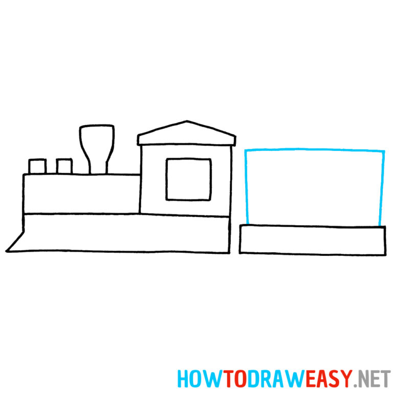 How to Draw a Train - How to Draw Easy