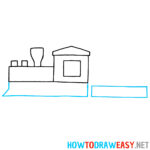 How to Draw a Train - How to Draw Easy