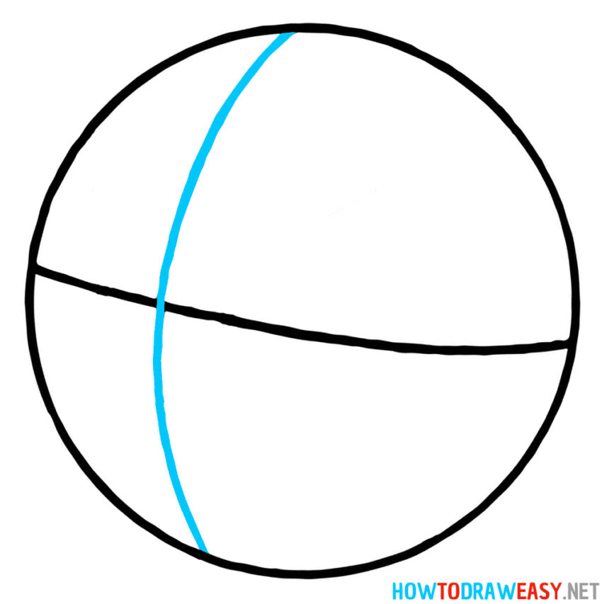 How to Draw a Basketball Step by Step - How to Draw Easy