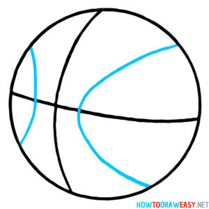 How to Draw a Basketball Step by Step - How to Draw Easy