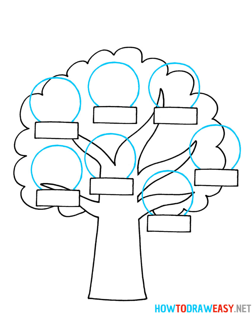 How to Draw a Family Tree - How to Draw Easy