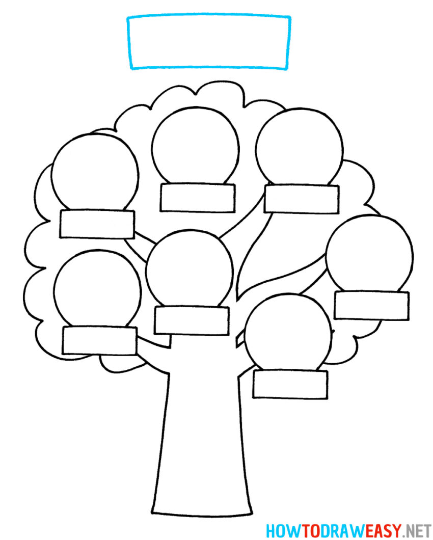 How to Draw a Family Tree - How to Draw Easy