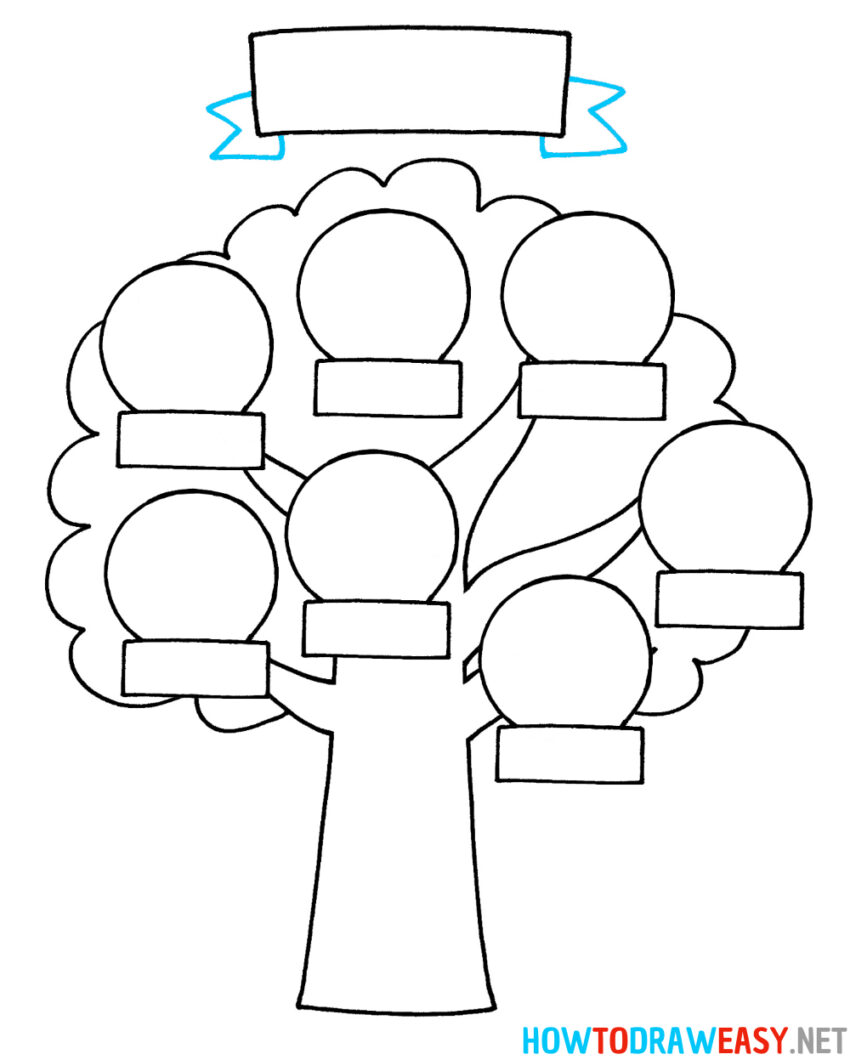 How to Draw a Family Tree - How to Draw Easy