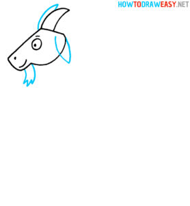How to Draw a Goat - How to Draw Easy