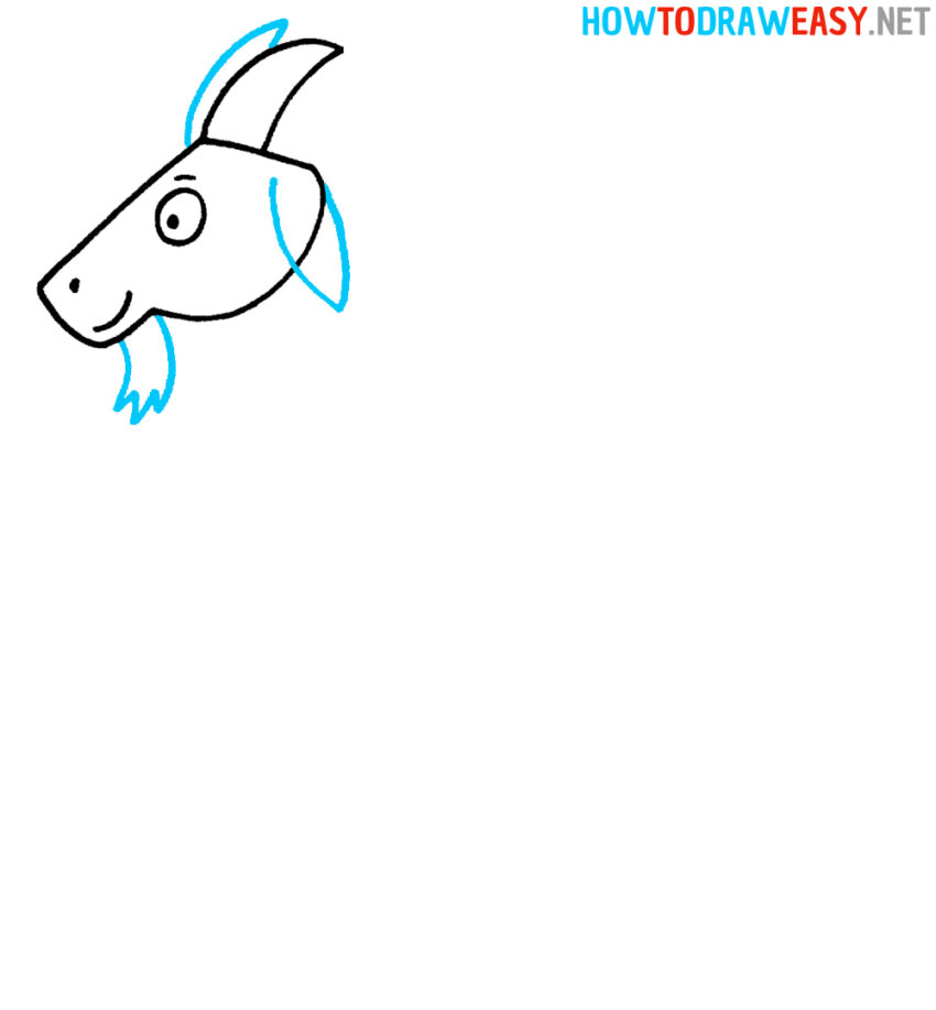 How to Draw a Goat - How to Draw Easy