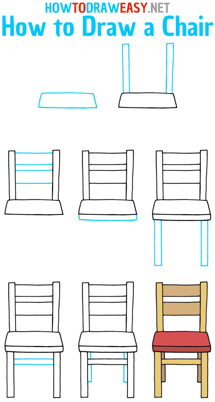 How to Draw a Chair - How to Draw Easy
