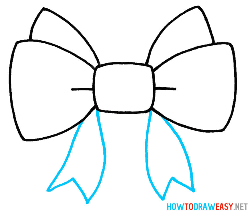 How to Draw a Bow - How to Draw Easy