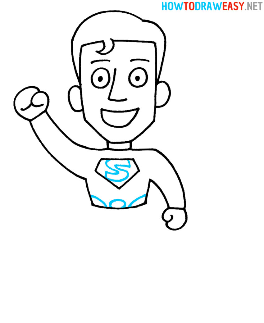 How to Draw Superman Easy - How to Draw Easy
