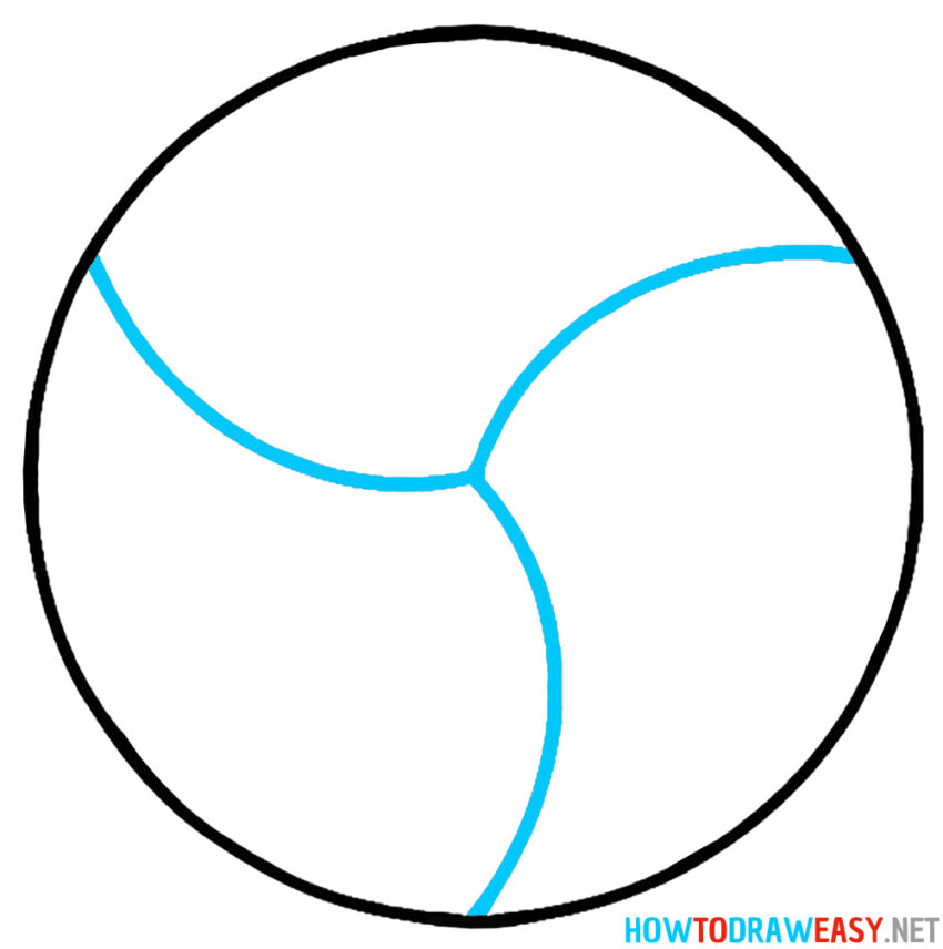 How to Draw a Volleyball - How to Draw Easy