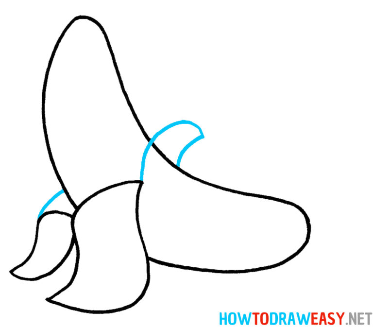 How to Draw a Banana - How to Draw Easy