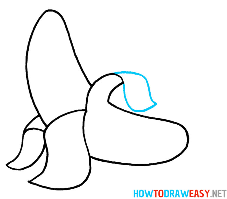 How to Draw a Banana - How to Draw Easy