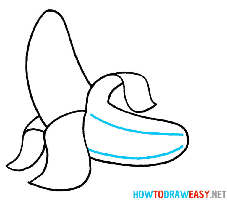 How to Draw a Banana - How to Draw Easy